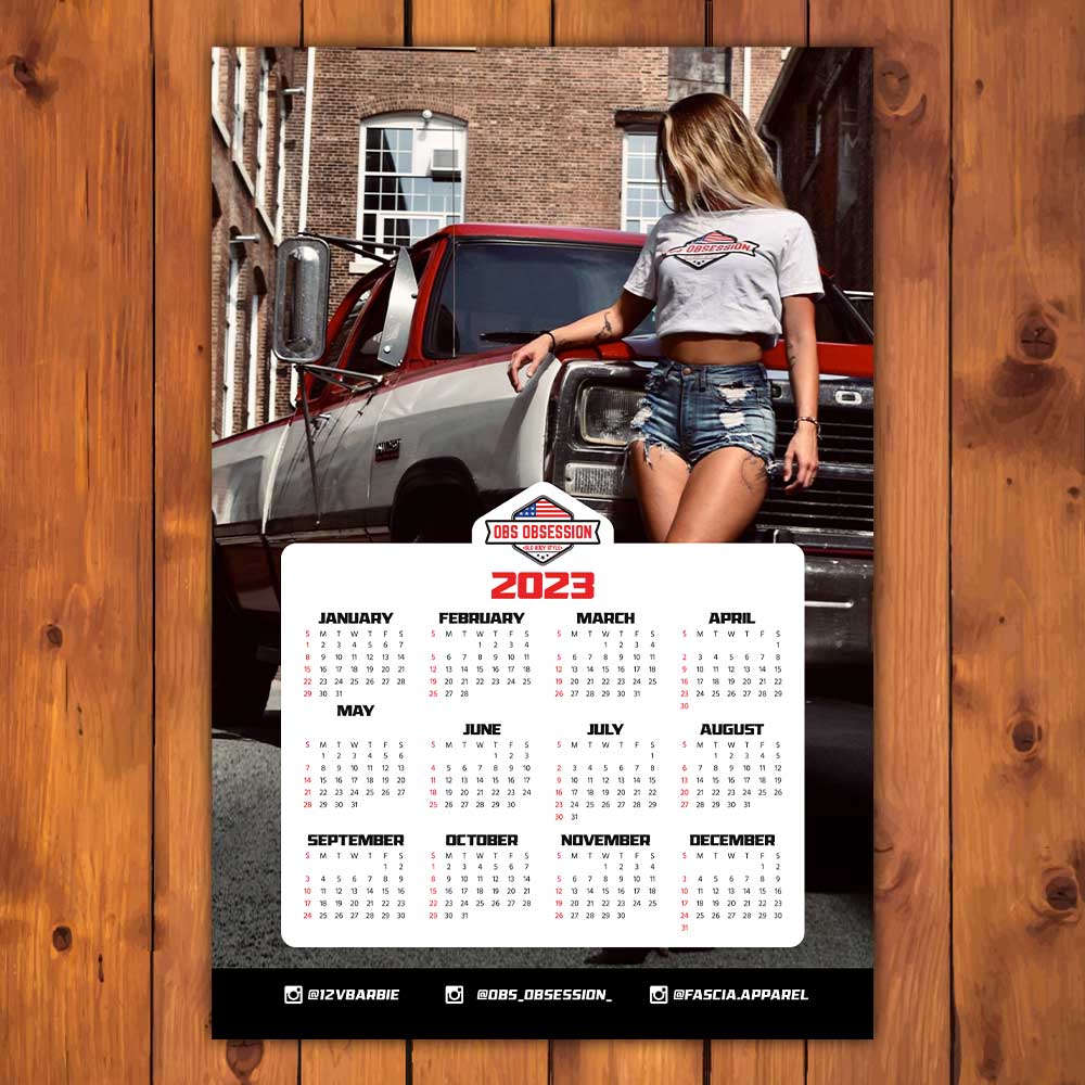 OBS 2023 Calendars – Fascia Apparel LLC